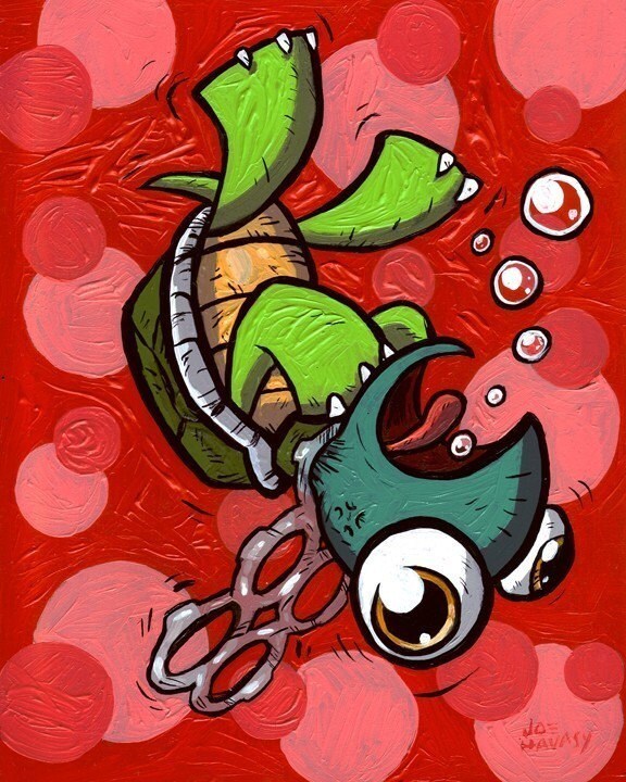 Choke Print (Various Sizes) — Cute-Sturbing: Art By Joe Havasy
