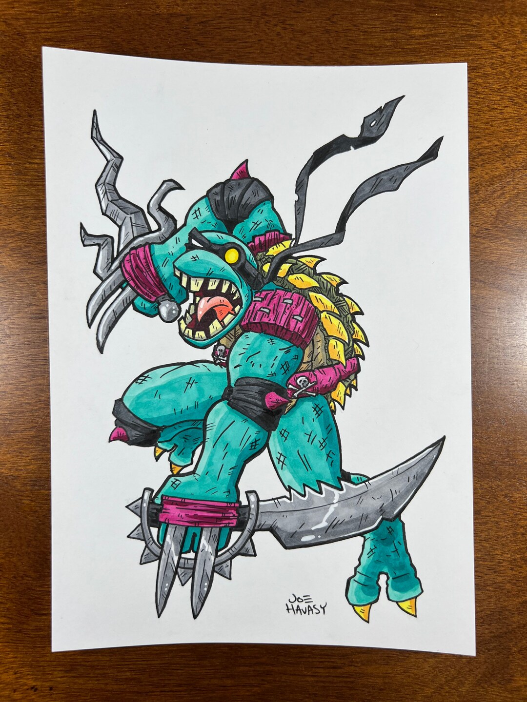 Slash Original Drawing - Etsy