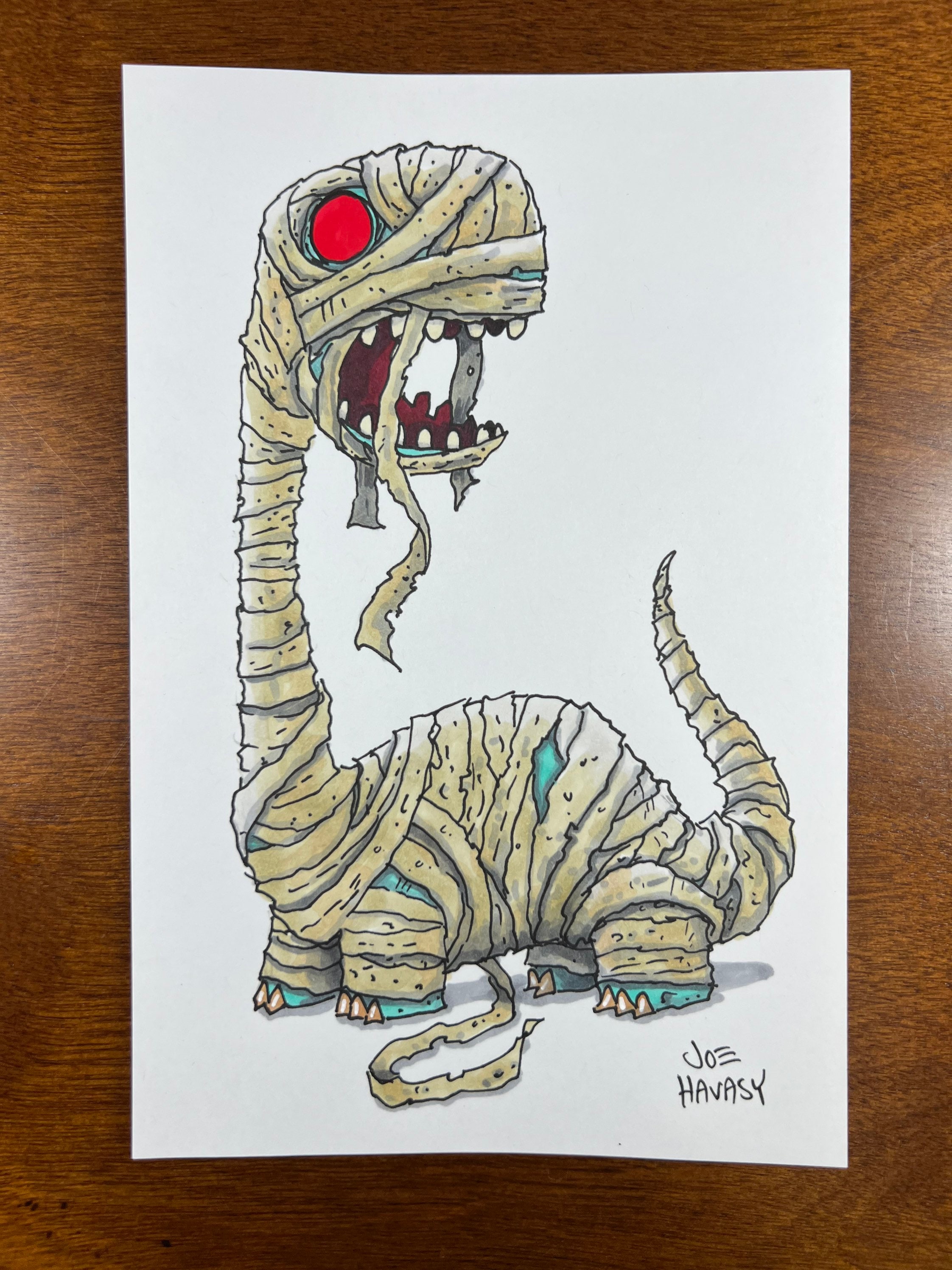 Brontosaurus Drawing