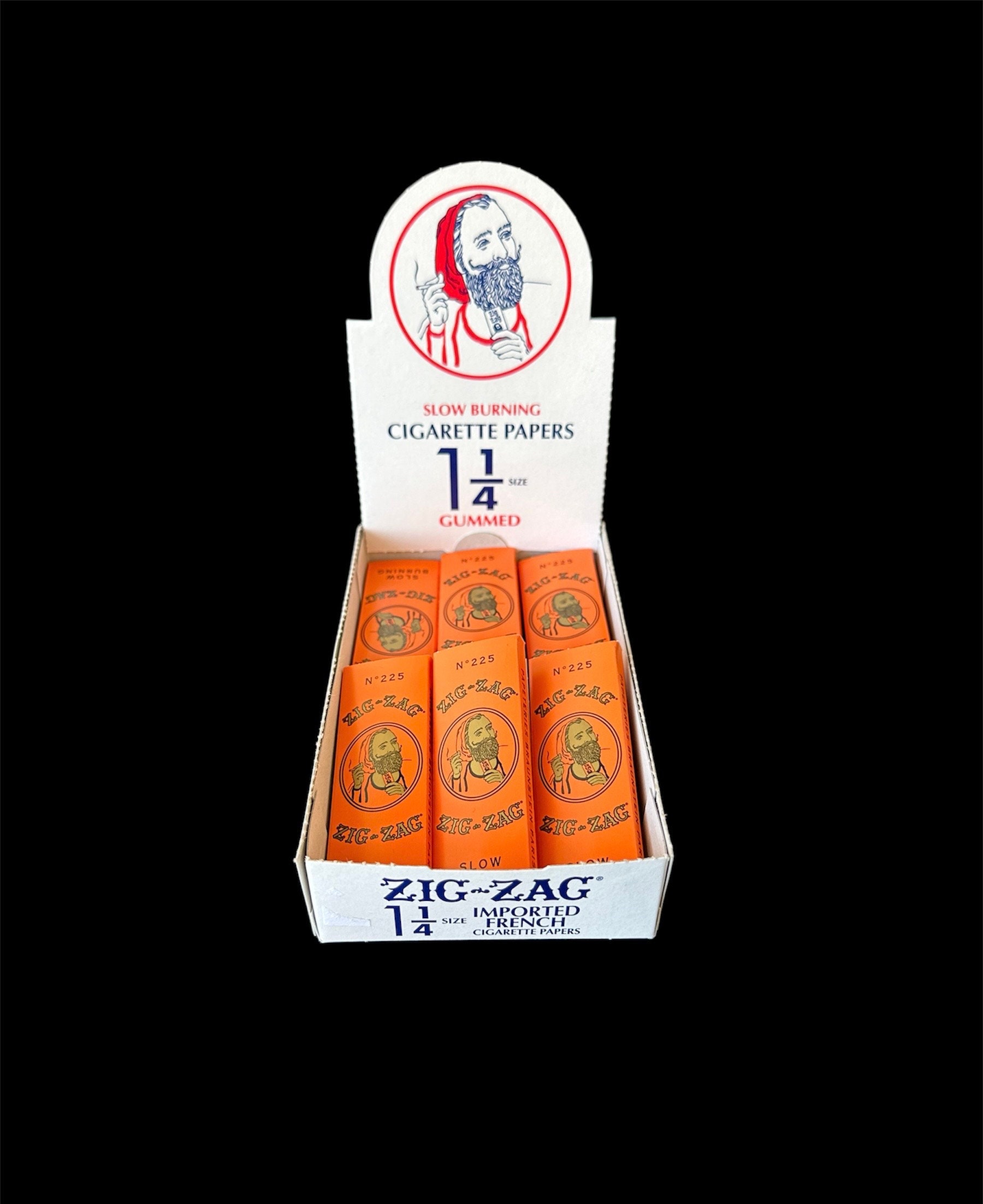 ZIG-ZAG Orange No 225 1 1/4 Size Rolling Papers - Etsy