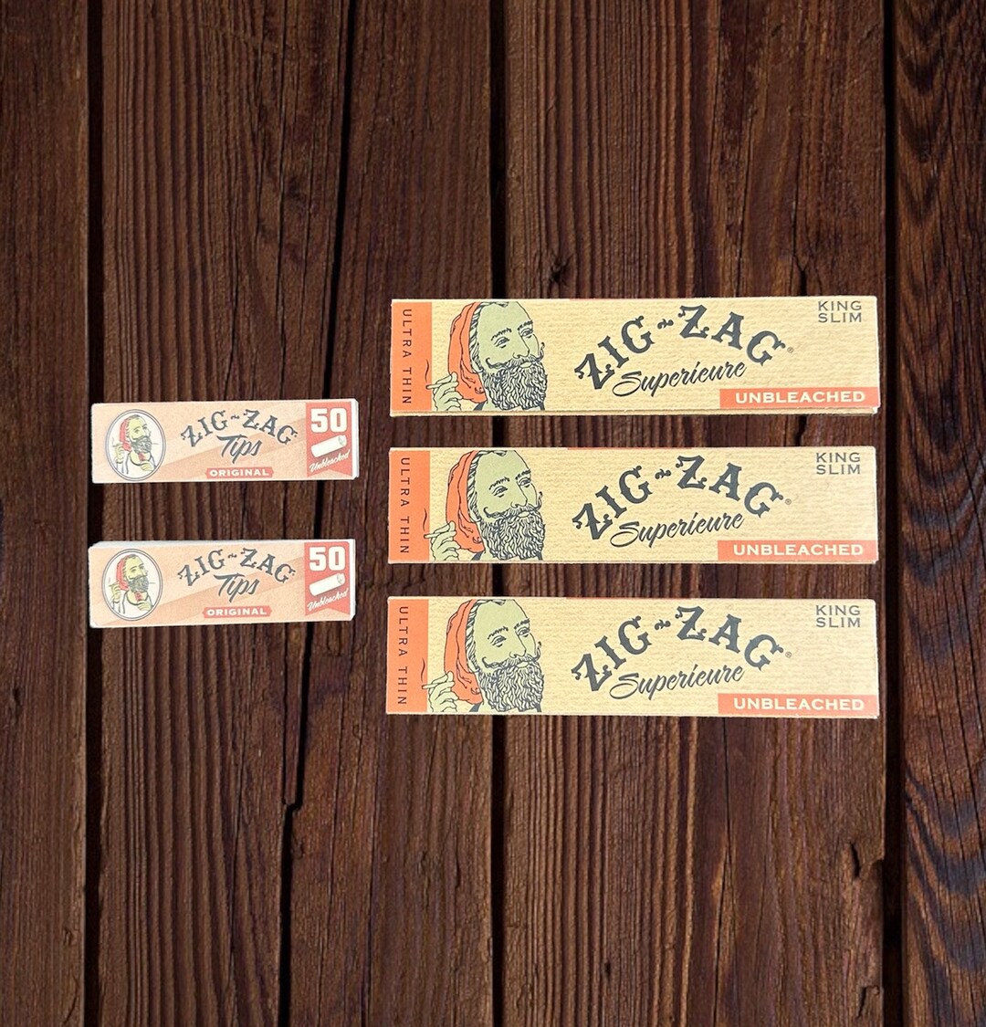 ZIG ZAG BUNDLES Rolling Papers & Tips. - Etsy