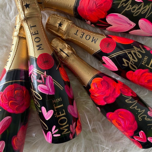 Hand Painted Bottles - Etsy