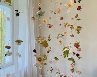 Hanging Flower Garland, Custom Hanging Flowers Kit, DIY Ceiling Flower ...