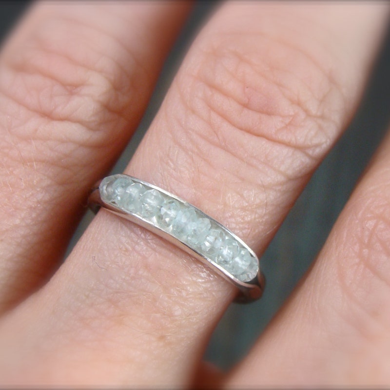 Gemstone Stacking Rings - Etsy