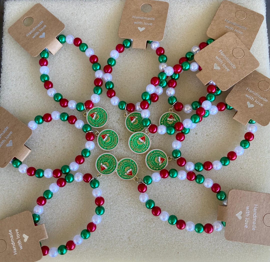 Christmas Bracelets/with Charm! - Etsy