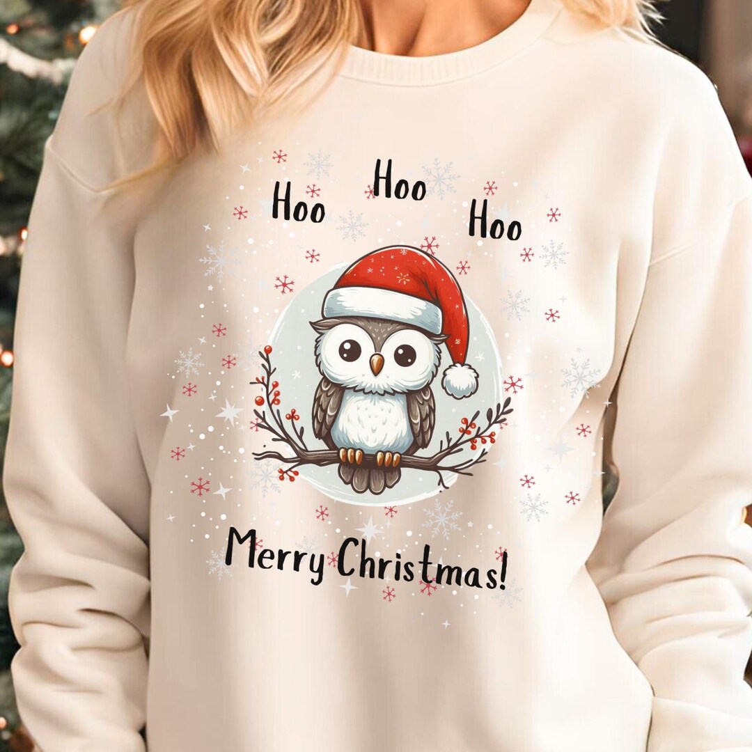 Owl Christmas Humor PNG Digital Download File Clipart Cozy Vibes Winter ...