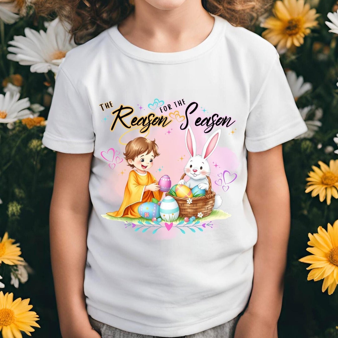 Kids Easter Png, Jesus is the Reason for the Season Png, Christian ...