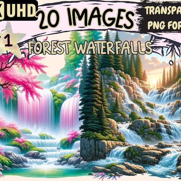 Waterfall Image - Etsy
