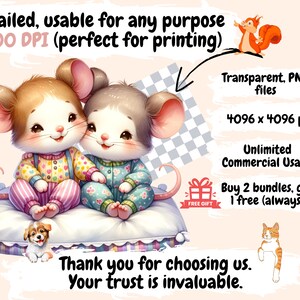 Mice Clipart - 36 PNG Playful Mouse Graphics, Colorful Cute Mouses ...