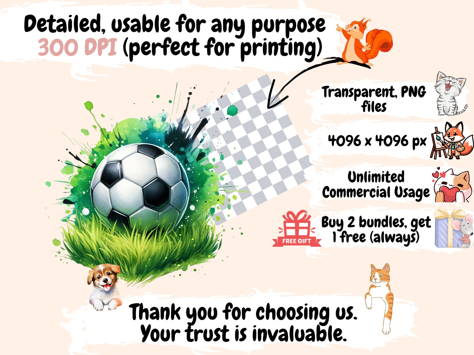 Soccer Clipart – 16 PNG Dynamic Football Graphics, Commercial Use ...