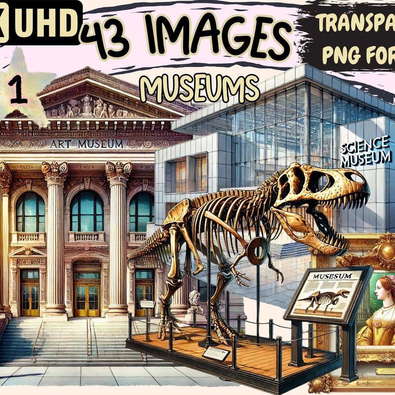 Museum Clipart - Etsy