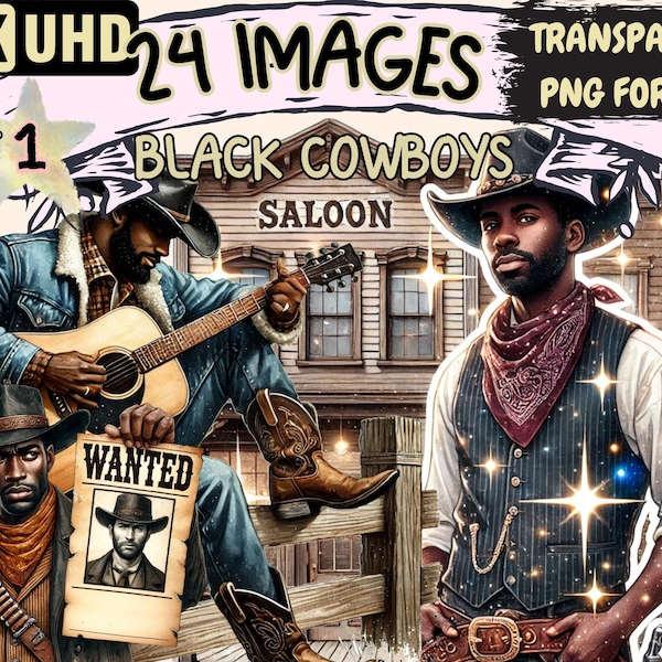 Cowboy Clipart - Etsy