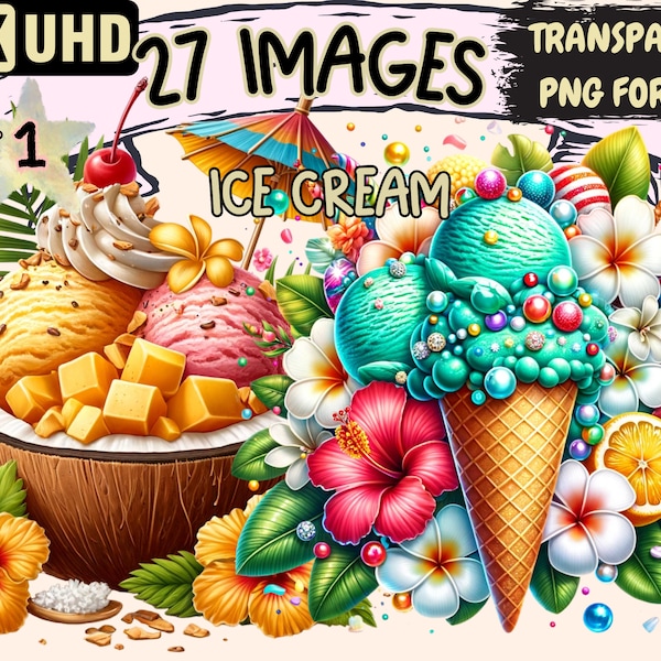Ice Cream Graphics - Etsy