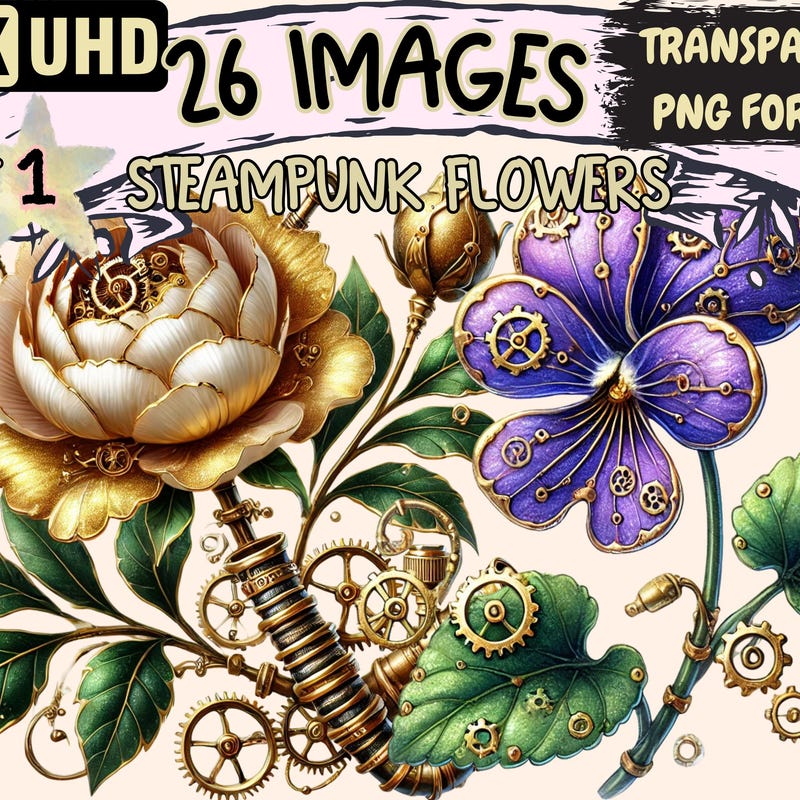 Steampunk Flower - Etsy