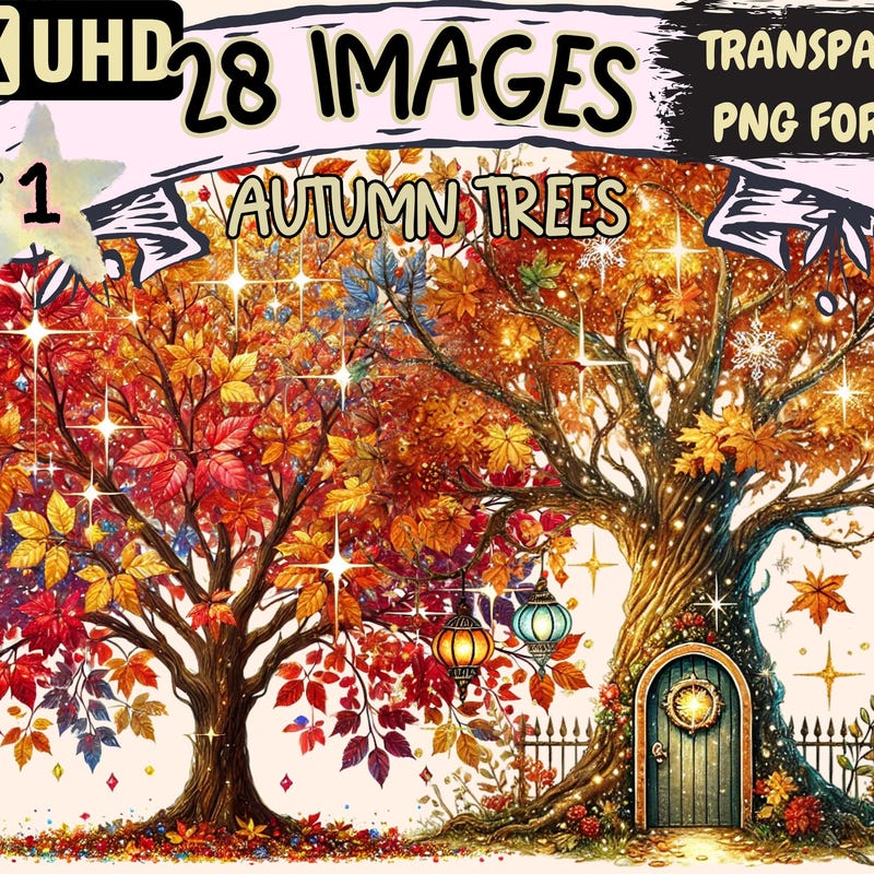 Fall Tree Art - Etsy