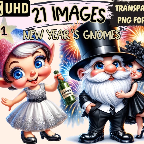 New Year Gnomes - Etsy