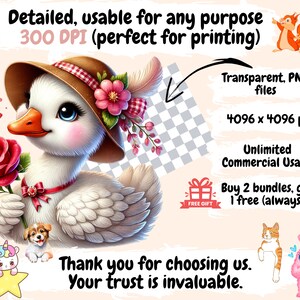Geese Clipart - 32 PNG Cute Goose Illustrations, Beautiful Waterfowl ...