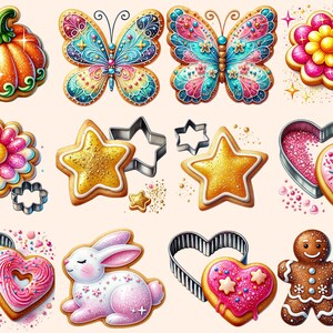 Sugar Cookies Clipart - Sweet Treat Illustrations (digital Download) - Etsy