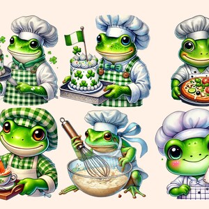 Frog Chef Clipart – 30 PNG Cooking Illustrations (digital Download) - Etsy