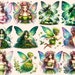 Forest Fairies Clipart 19 PNG Enchanting Fairy Graphics, Woodland ...
