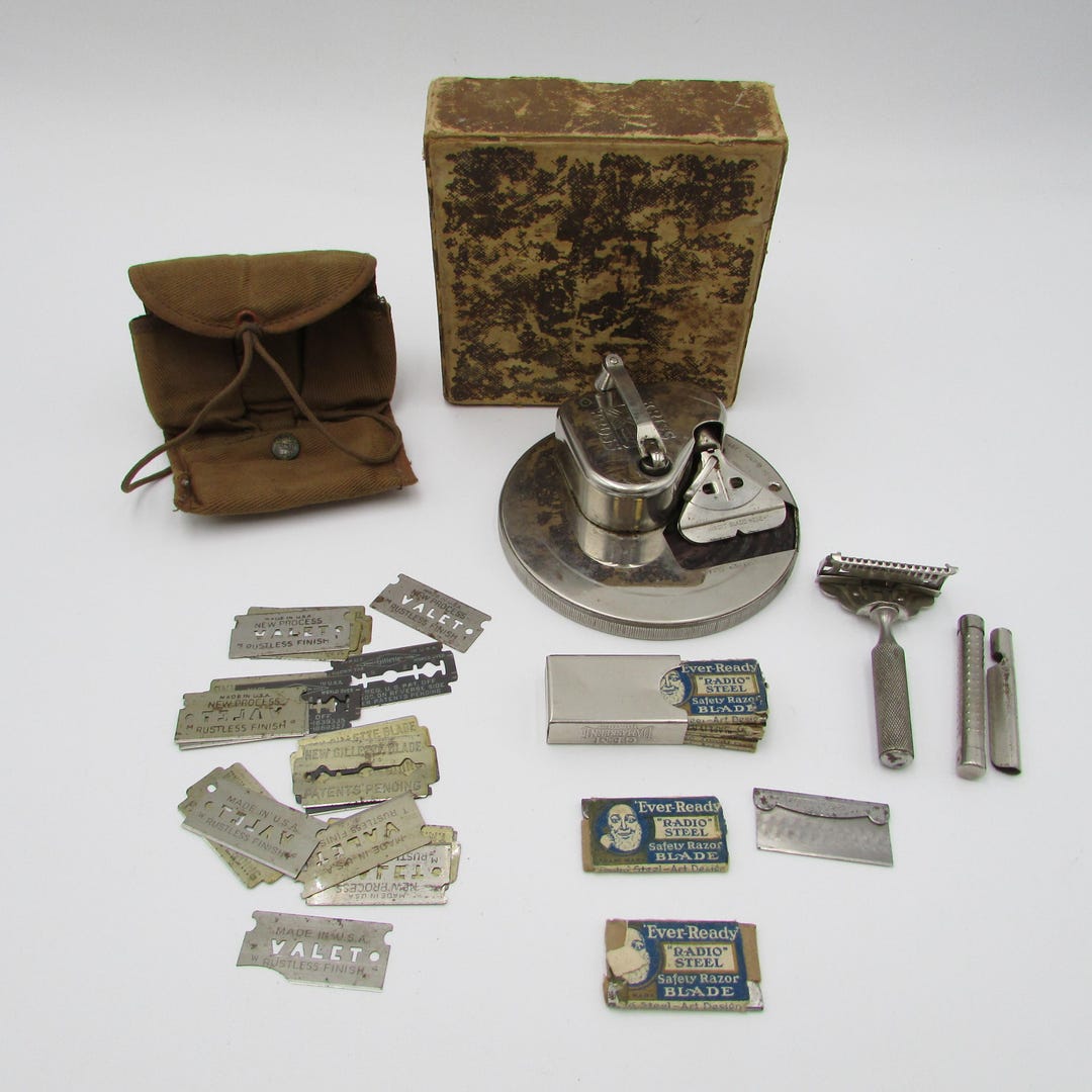 Vintage 1920-1930's Kriss Kross Stropper Hand Crank Razor Blade ...