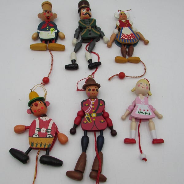 Pull String Puppet - Etsy