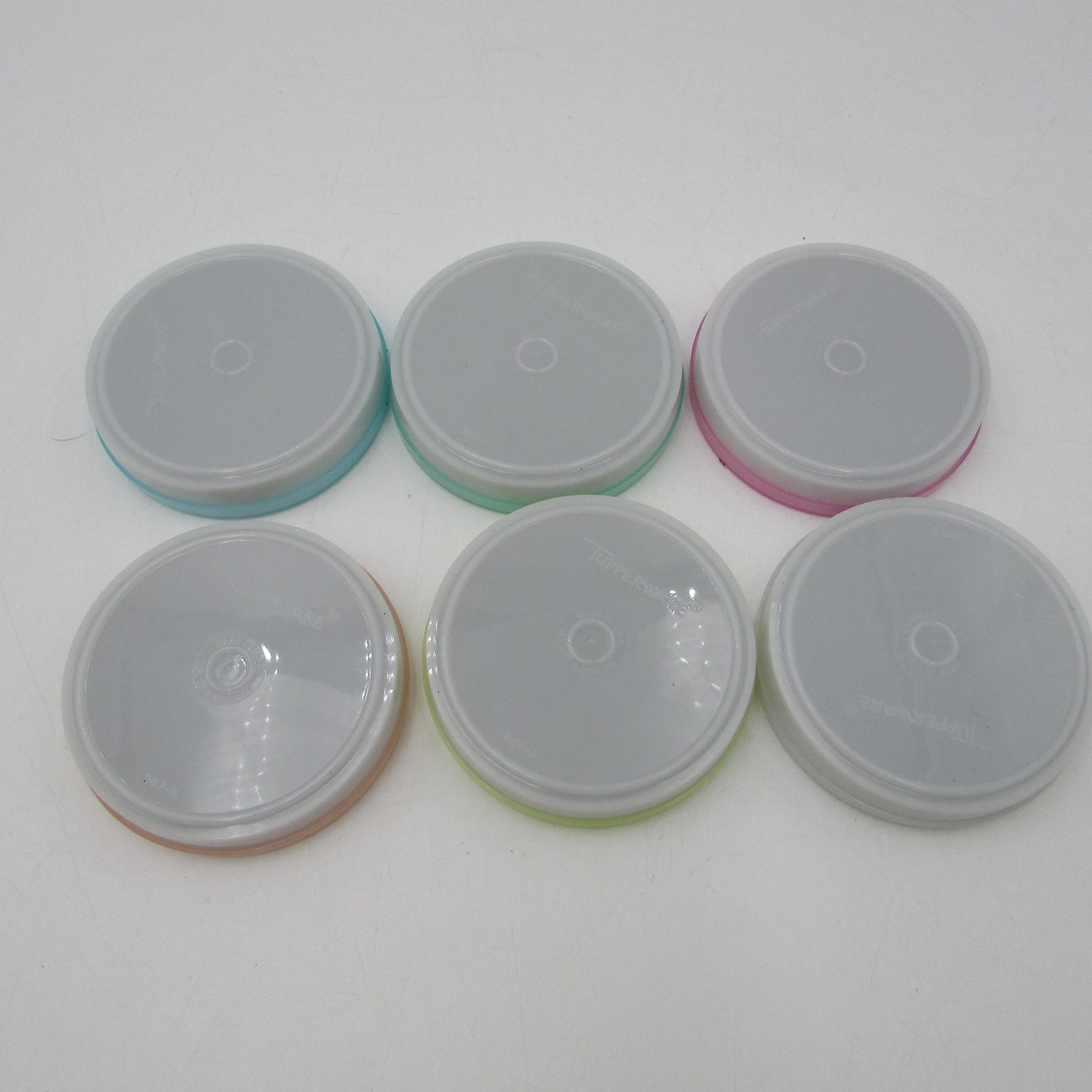 Tupperware Vintage 1970's Six Coaster Set With Caddy - Etsy