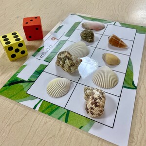 Pre-k EYFS Nursery Reggio Math Ten Frames Floral Nature Design Digital ...