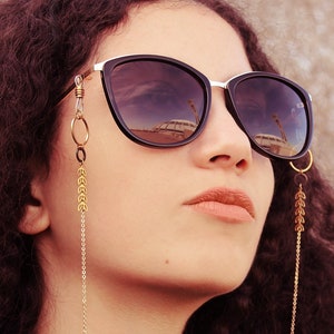 Cool Glasses Chain Gold Eyeglass Chain Cute Sunglasses Strap - Etsy