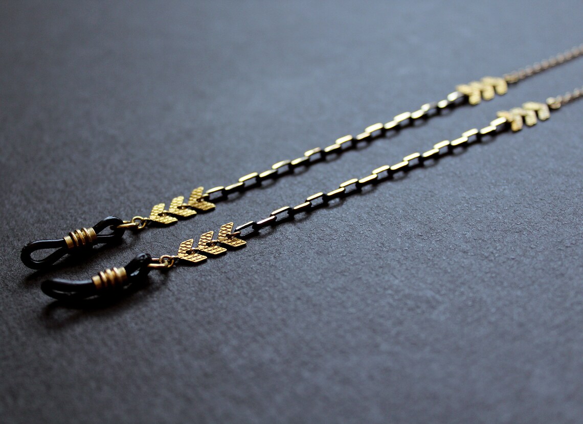 Sunglasses chain glasses chain gold for women sunglass strap | Etsy