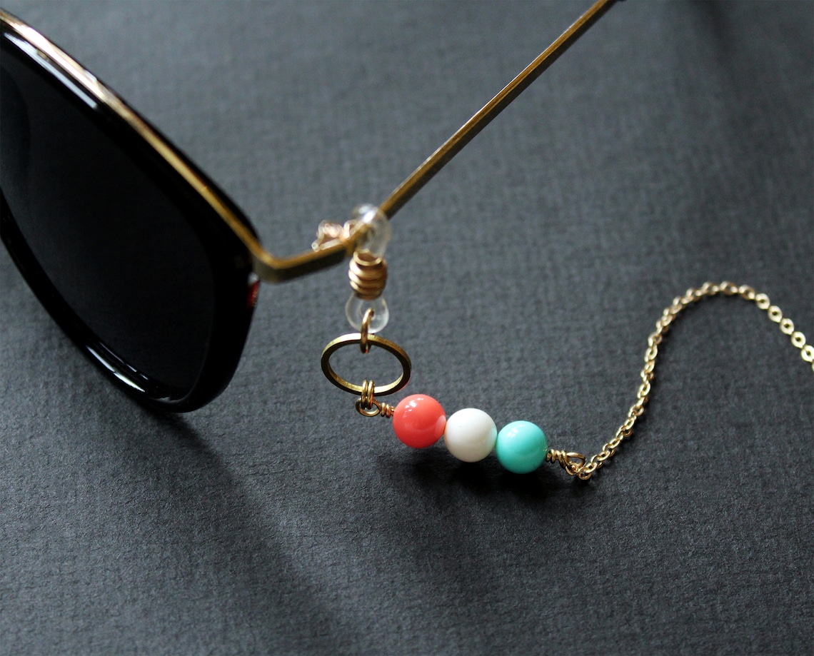 Beaded Glasses Chain Colorful Eyeglass Chain for Women Eye - Etsy