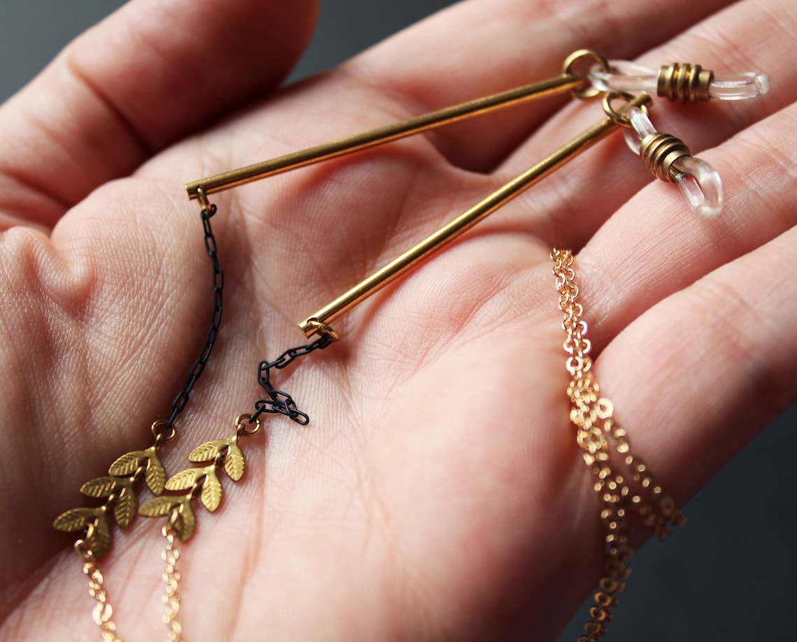 Gold Glasses Chain Eyeglass Chain Sunglass Strap Sunglasses - Etsy