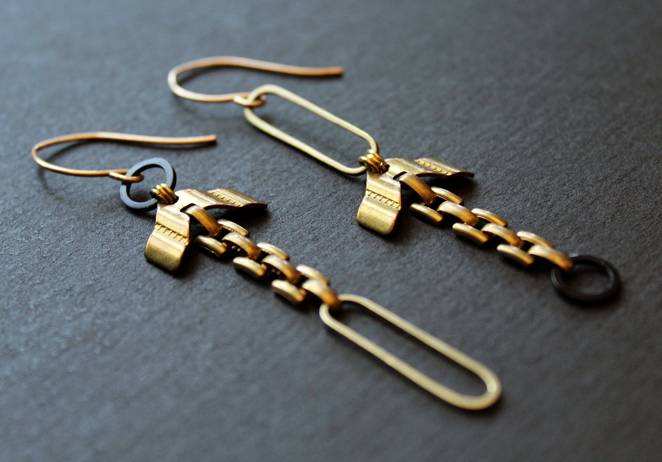 Mismatched earrings asymmetrical earrings abstract earrings | Etsy