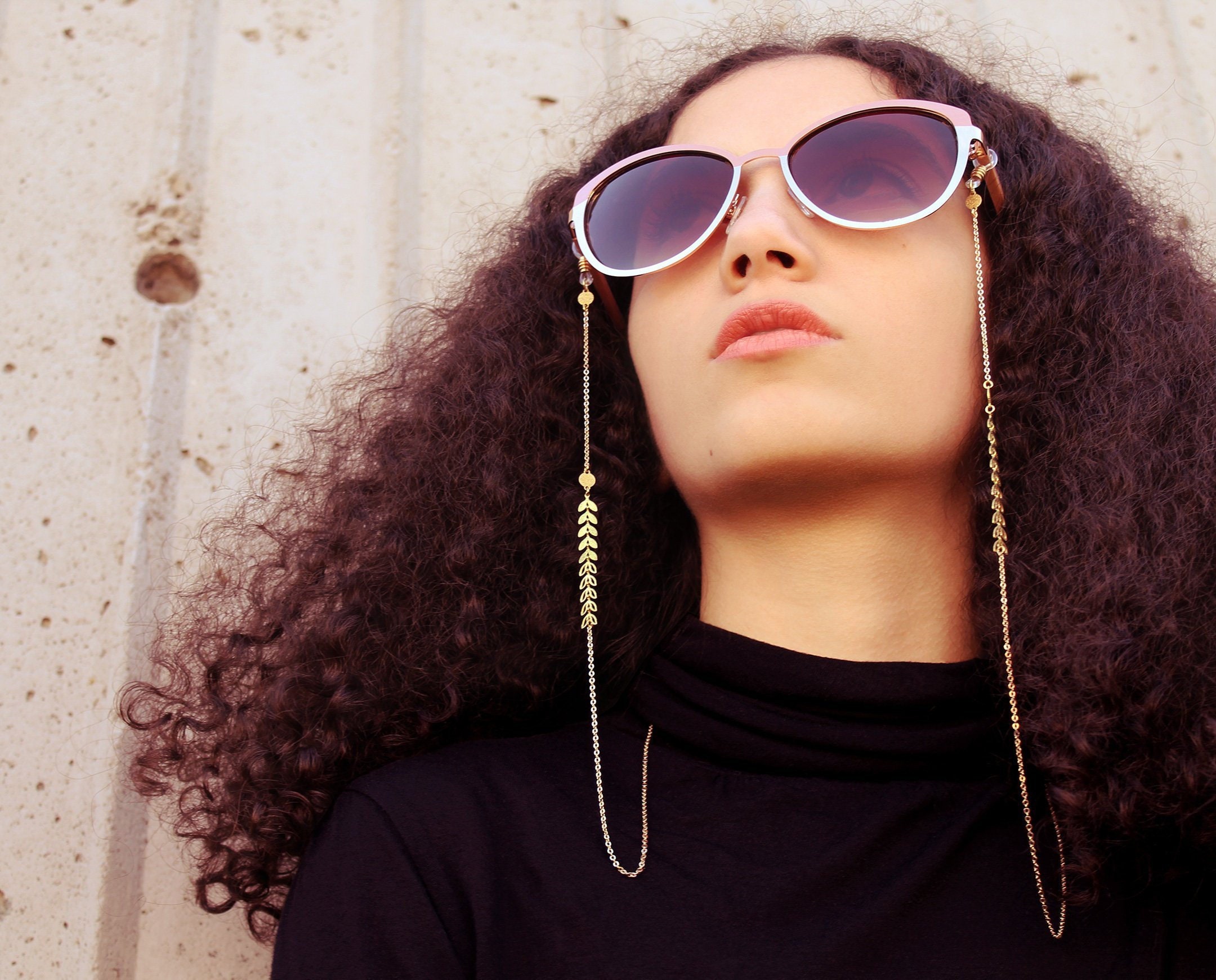 Gold Eyeglass Chain Glasses Chain for Women Sunglass Strap Sunglasses ...