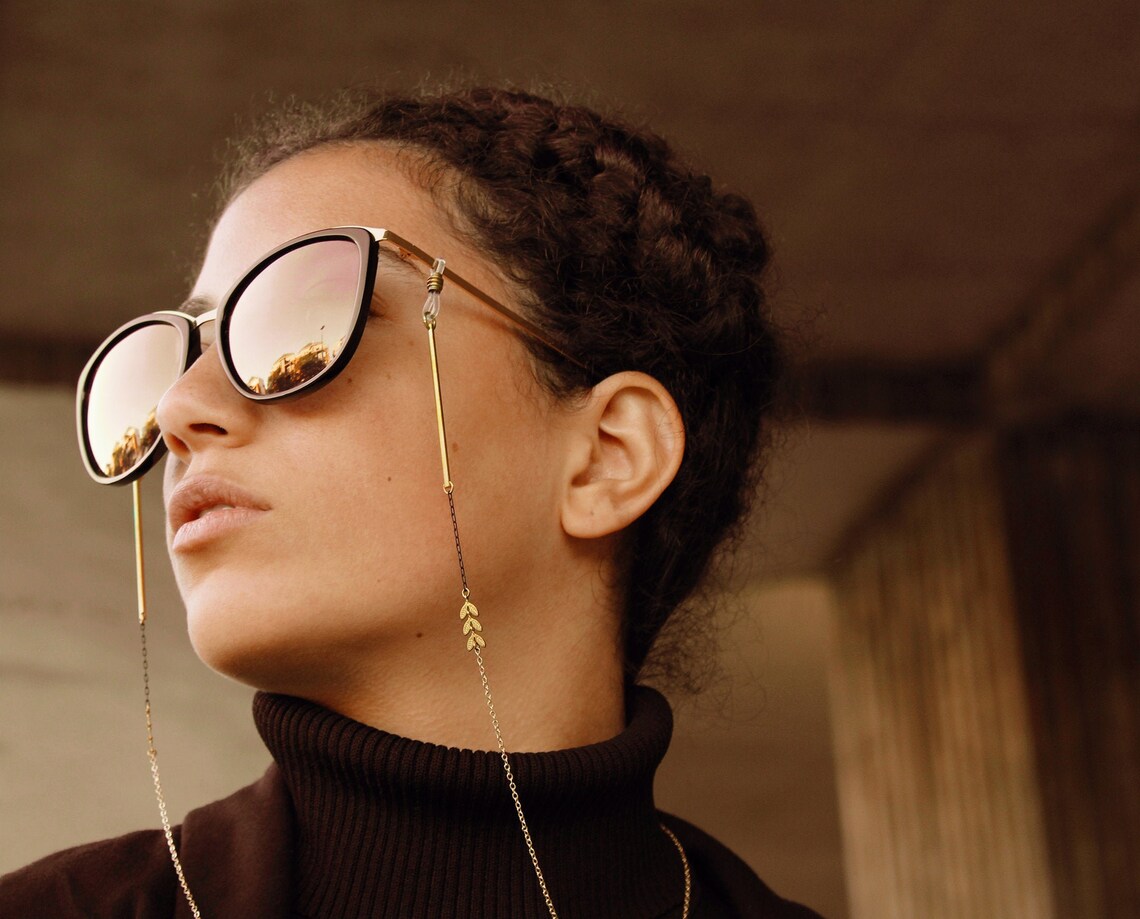 Gold Glasses Chain Eyeglass Chain Sunglass Strap Sunglasses - Etsy