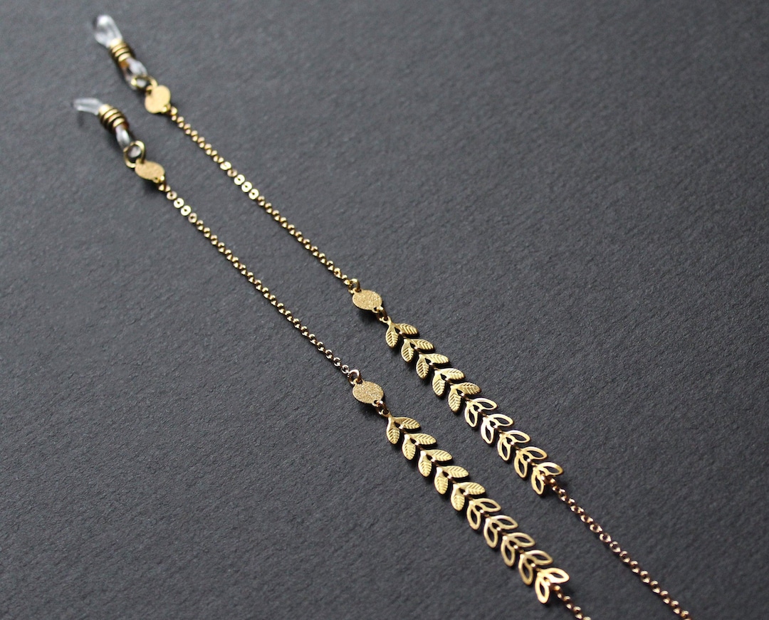 Gold Eyeglass Chain Glasses Chain for Women Sunglass Strap Sunglasses ...
