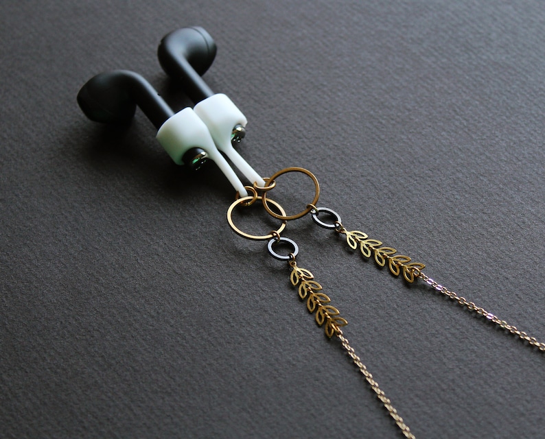 Anti-slip Wireless Ear Pods Holder Strap Necklace, Original Earbud ...