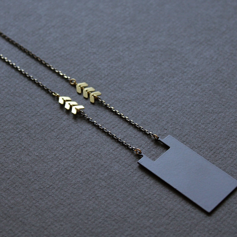 Rectangle Pendant - Etsy
