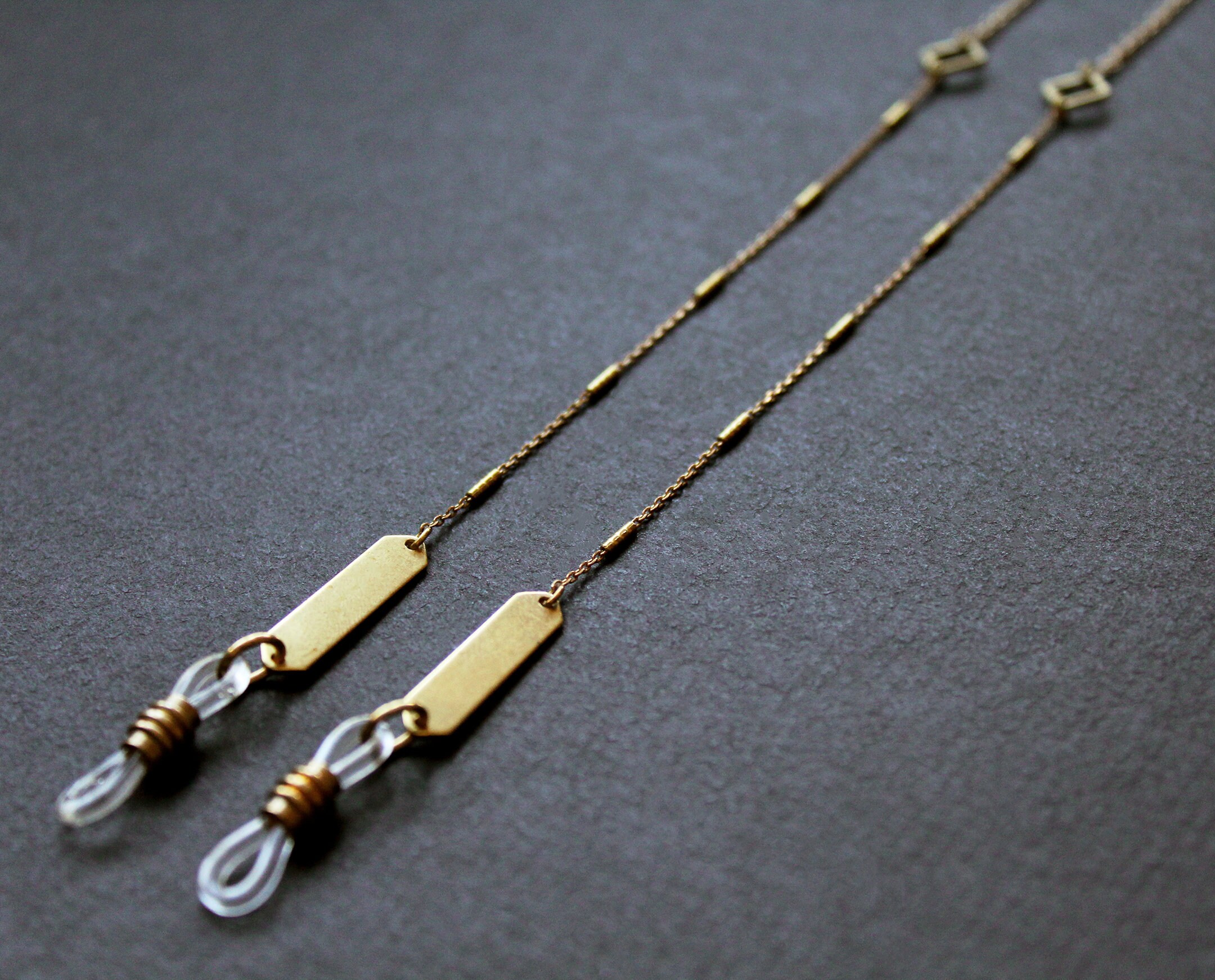 Gold glasses chain eyeglass chain reading glasses chain | Etsy