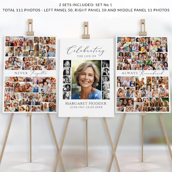 24x36 Photo Collage, Poster Collage Template for 11 Photos, Poster Size ...