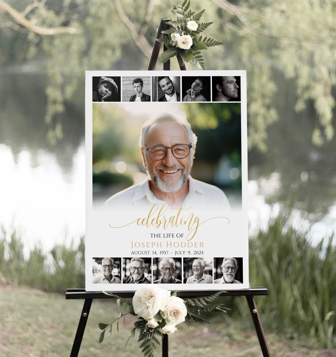 24x36 Photo Collage, Poster Collage Template for 11 Photos, Poster Size ...