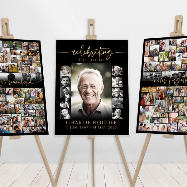 Memorial Photo Sign - Etsy