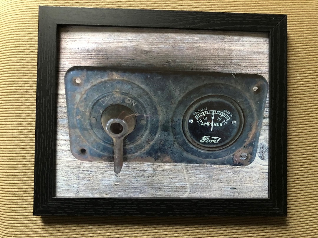 Ford Model T Dash Antique Classic Automobilia 8x10 Man Cave Garage ...
