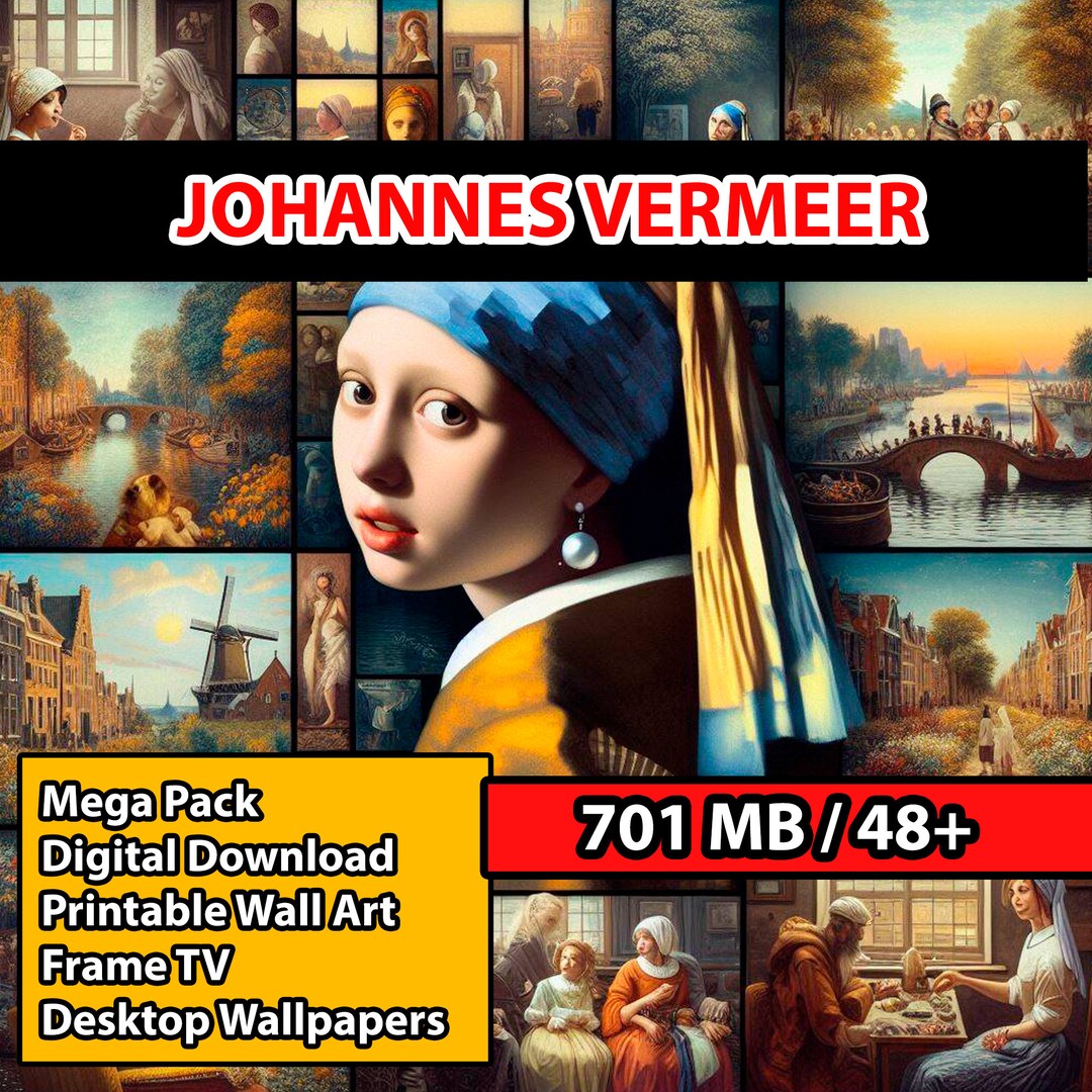 48+ Johannes Vermeer | Famous Painting Collection | High-resolution ...