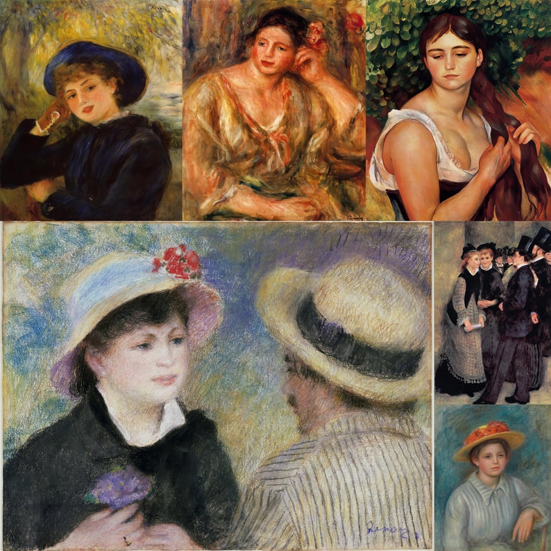 1678 Pierre Auguste Renoir Famous Painting Collection High-resolution ...