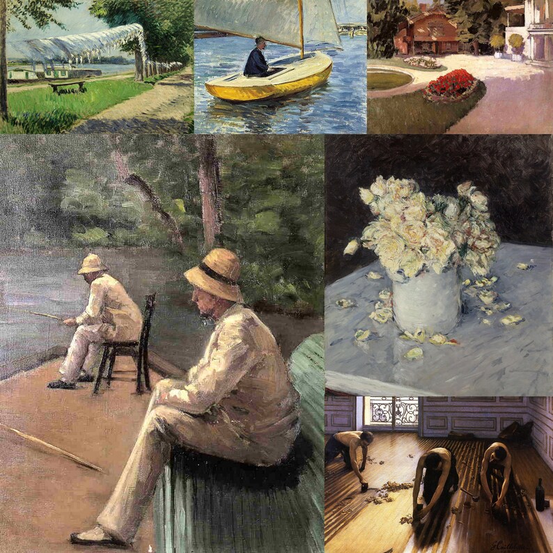 351 Gustave Caillebotte Famous Painting Collection High-resolution ...