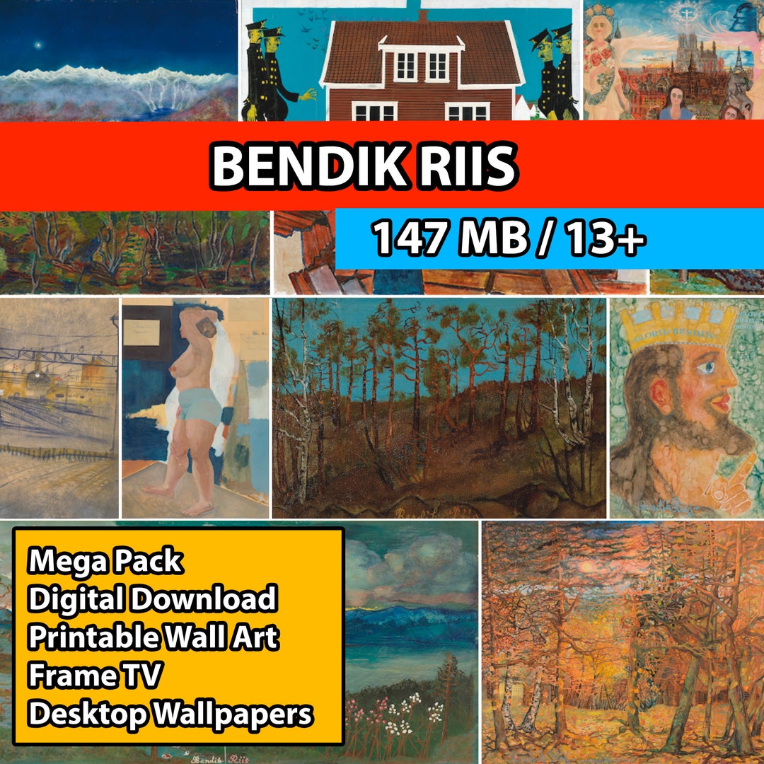 13 Bendik Riis Famous Painting Collection High-resolution Digital Art ...