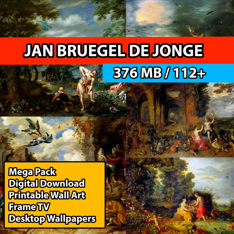 112 Jan Bruegel De Jonge Famous Painting Collection High-resolution ...