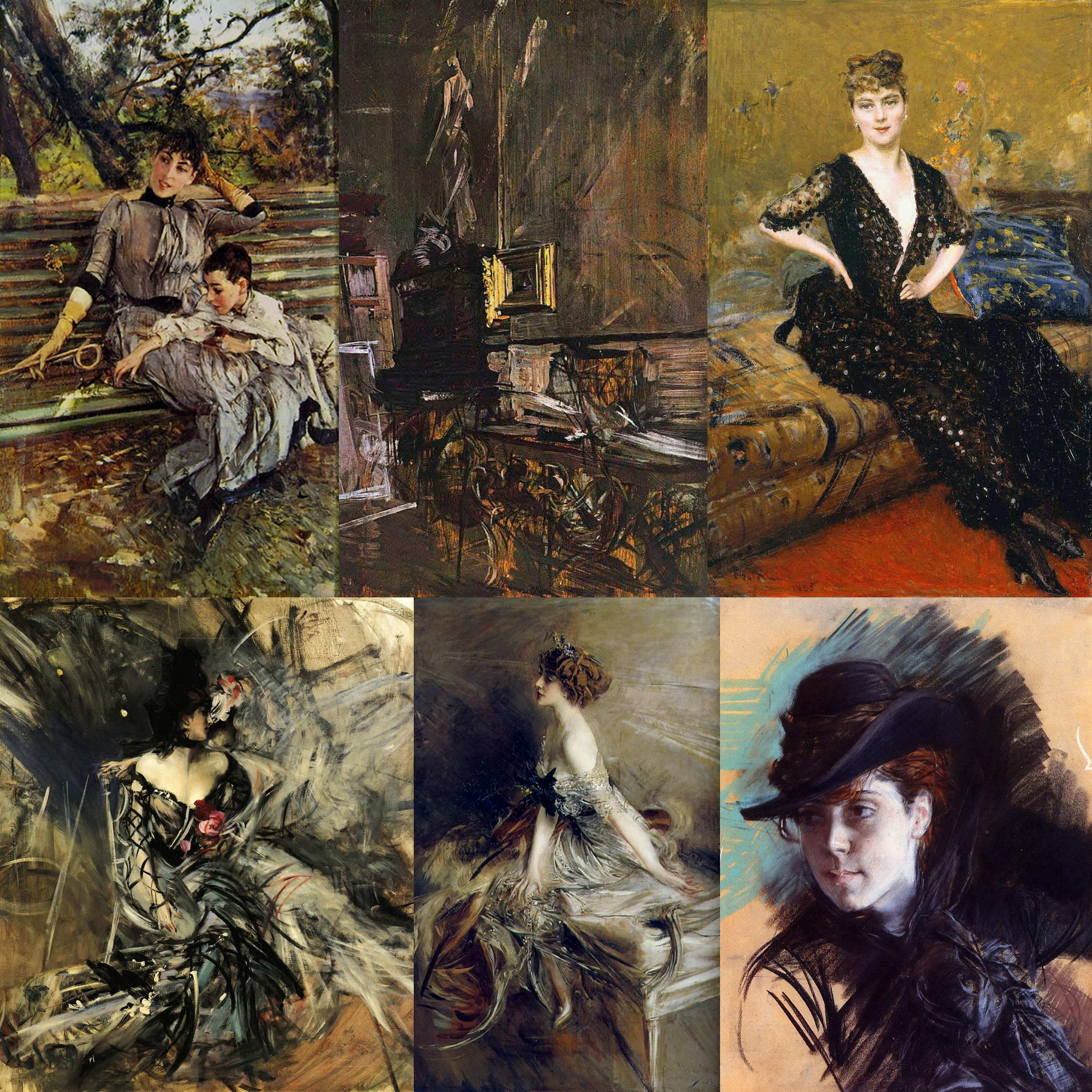 140 Giovanni Boldini Famous Painting Collection High-resolution Digital ...