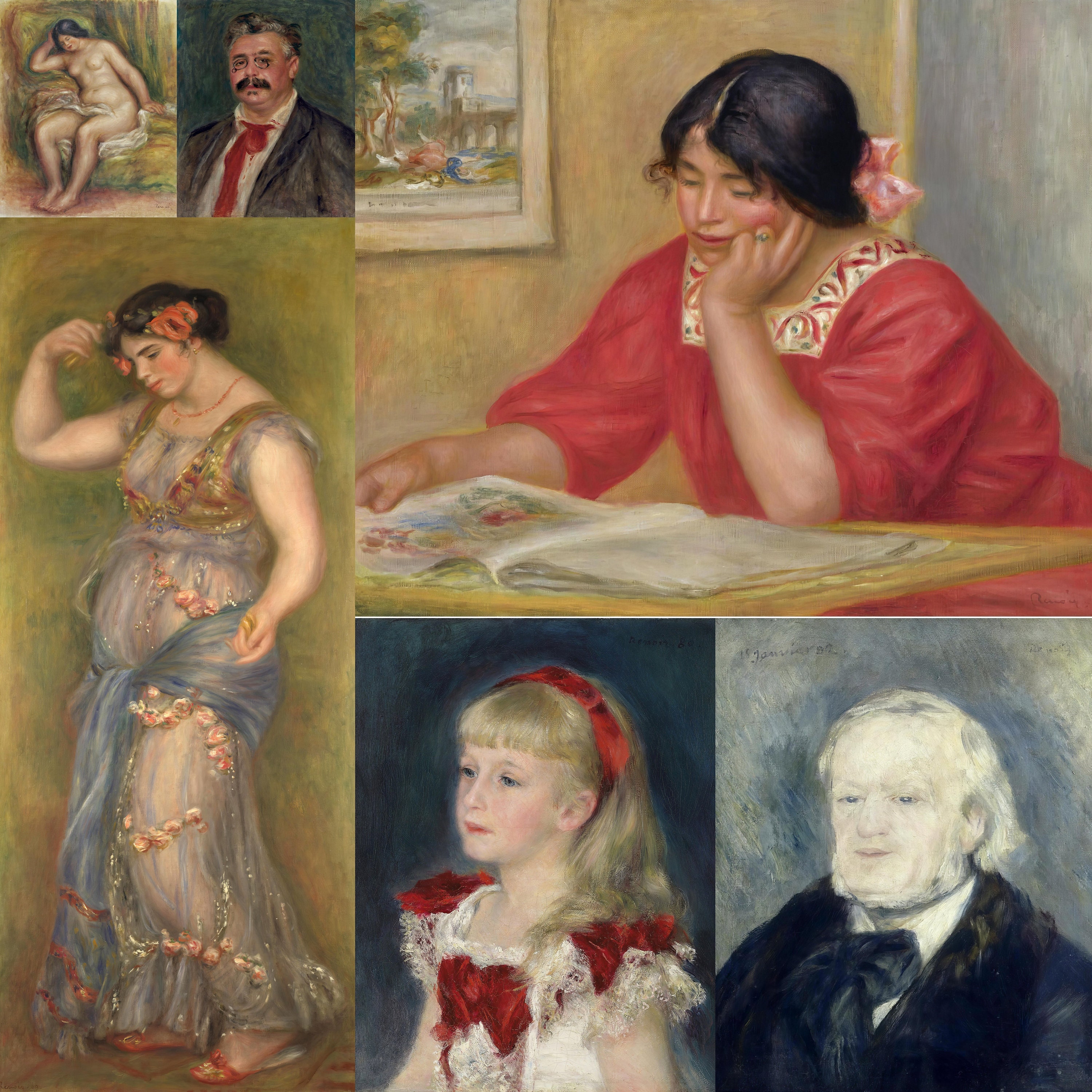 1678 Pierre Auguste Renoir Famous Painting Collection High-resolution ...